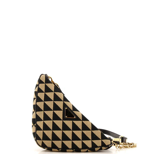 Prada Double Symbole Triangle | The Luxury Pear